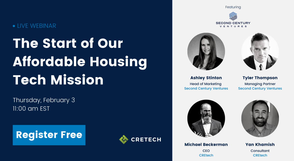 Partnership Between Second Century Ventures And CREtech To Be Unveiled ...