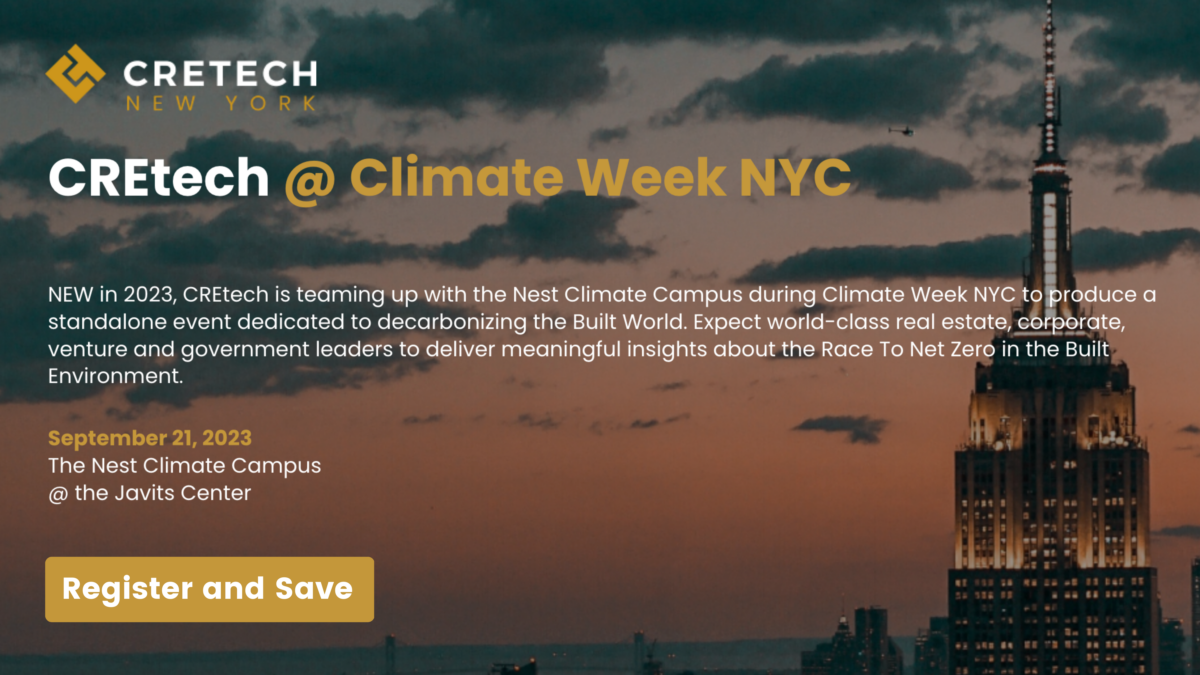 CREtech Announces New Climate Summit Following CREtech New York ...