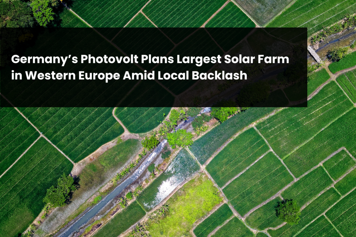 Germany’s Photovolt Plans Largest Solar Farm in Western Europe Amid ...